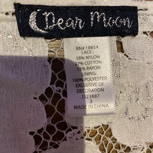 Dear Moon | Dresses | Dear Moon White Lace Dress | Poshmark